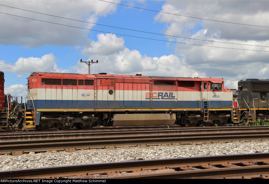 BC Rail - C40-8M - BCOL 4624